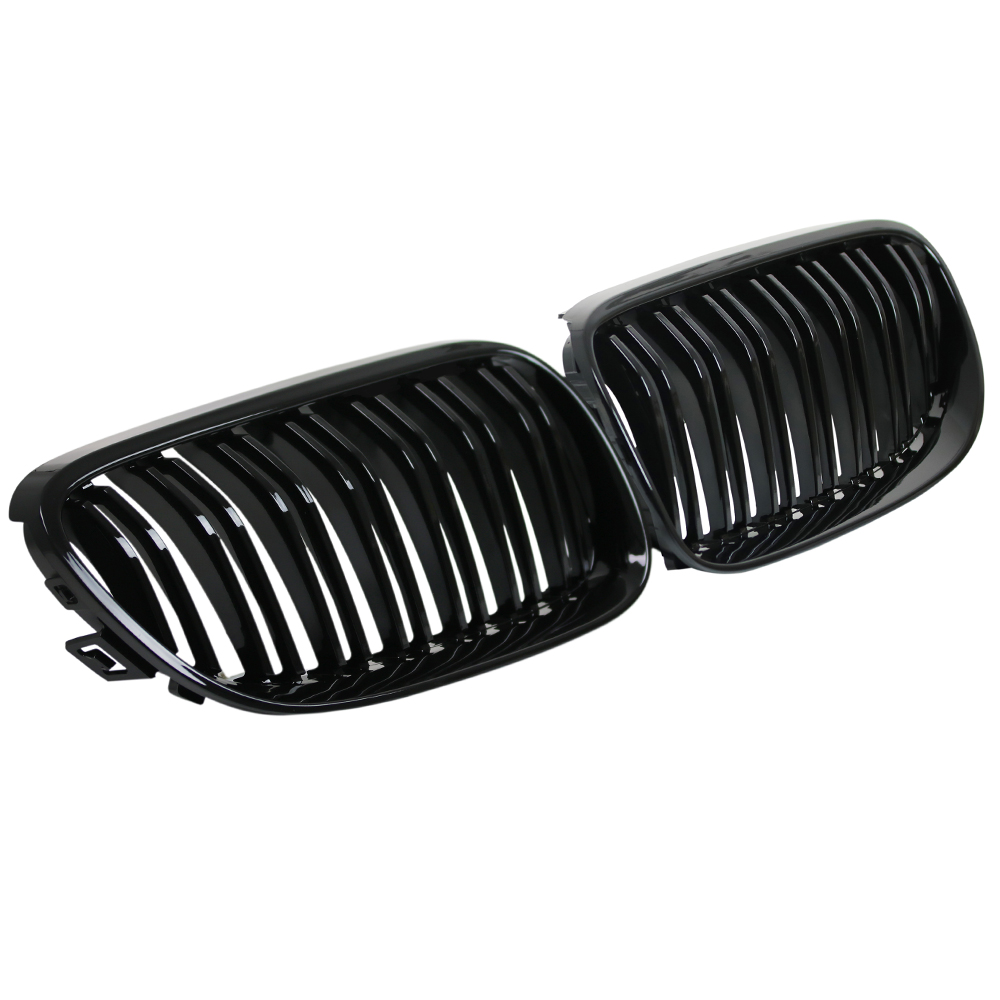 Nieren Kühlergrill für BMW E92 E93 LCI Bj. 2010-2013 Schwarz Doppelsteg Klavierlack | 3er E92 ...